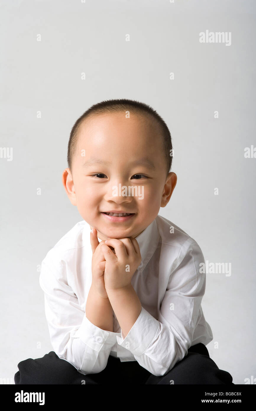Portrait of a young boy Stock Photo - Alamy