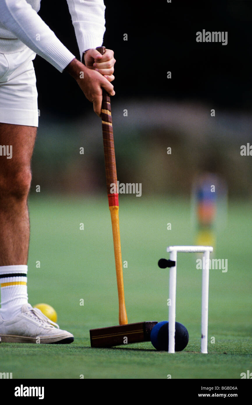 Croquet player hi-res stock photography and images - Alamy