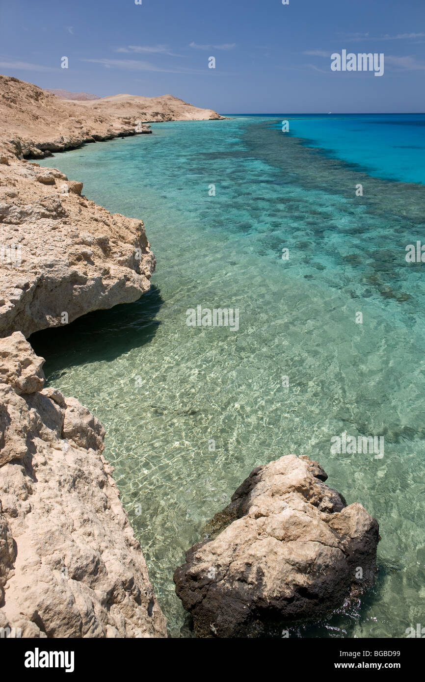 Africa, Egypt, Sharm el Sheikh, Tiran island, sea, coast, colors, coral ...