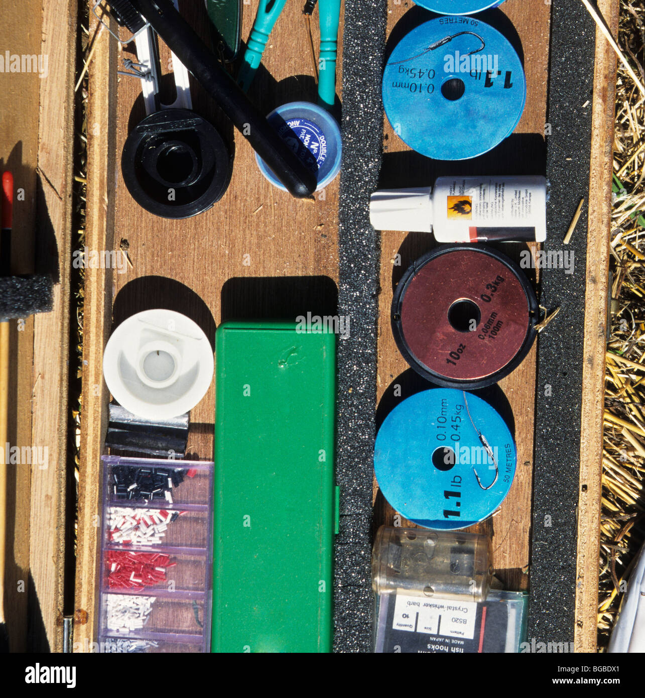 Open tackle box hi-res stock photography and images - Alamy
