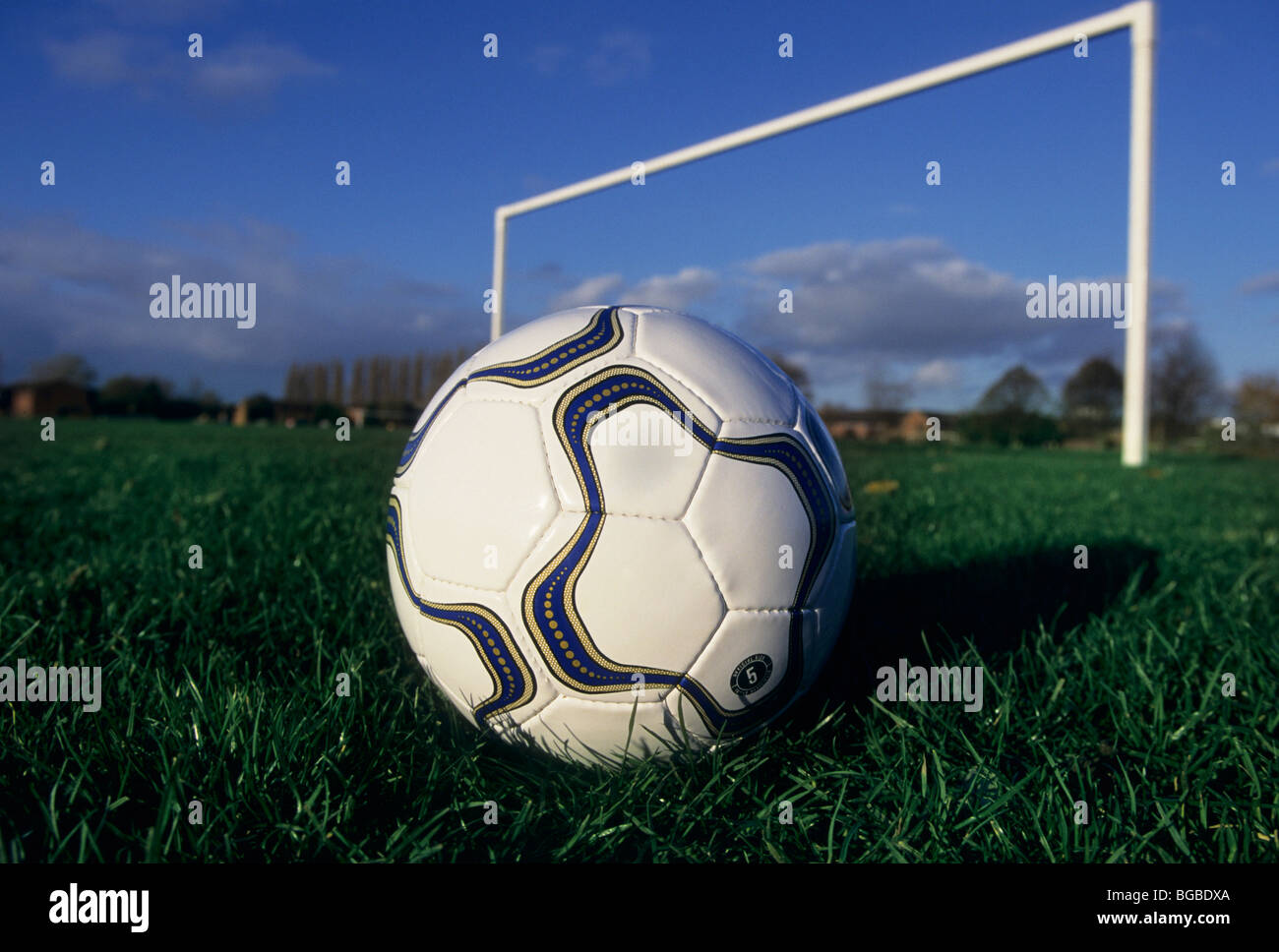 Suburban football pitch hi-res stock photography and images - Alamy