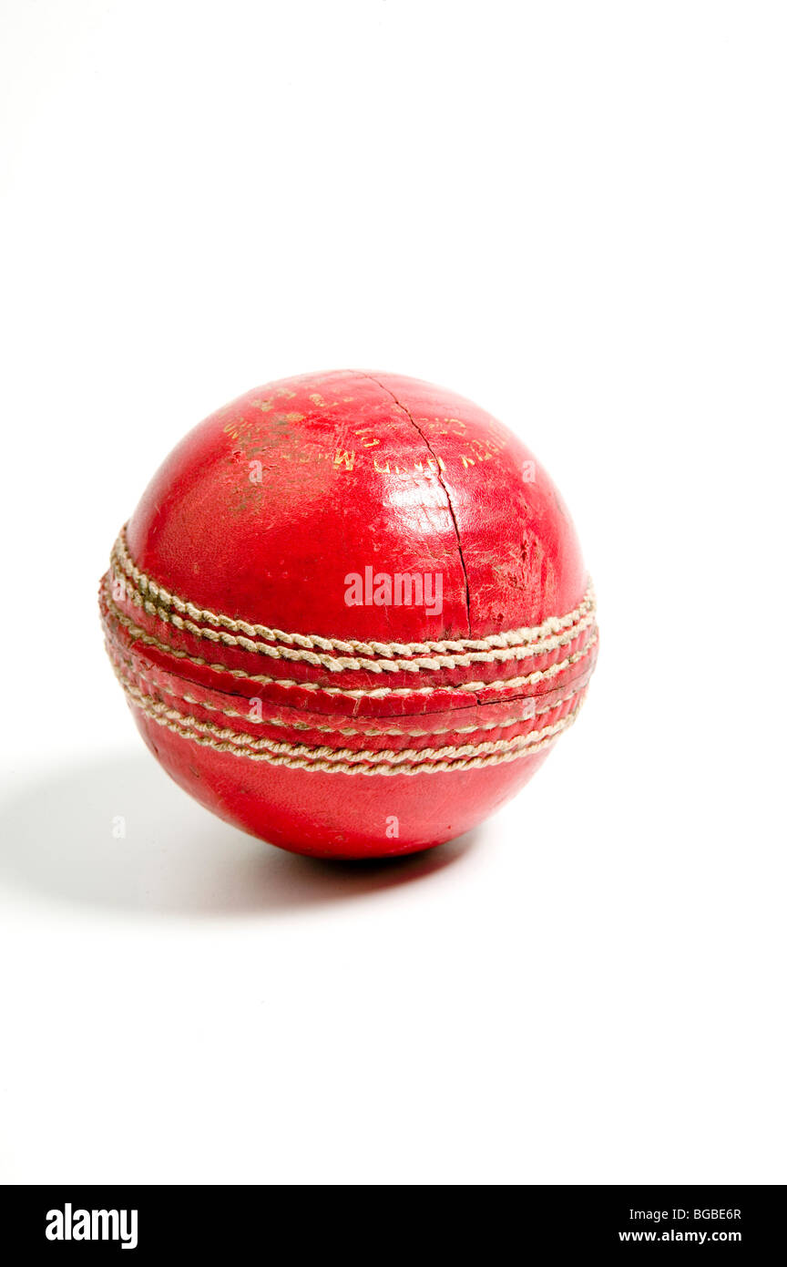 Red Cricket Ball Cut Out Stock Images & Pictures - Alamy