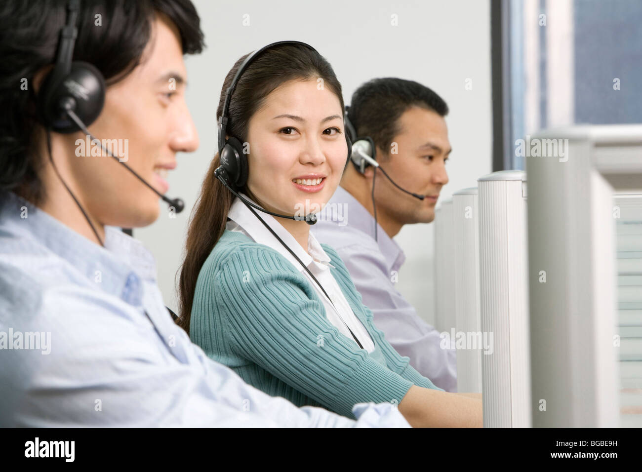 Call center team Stock Photo - Alamy