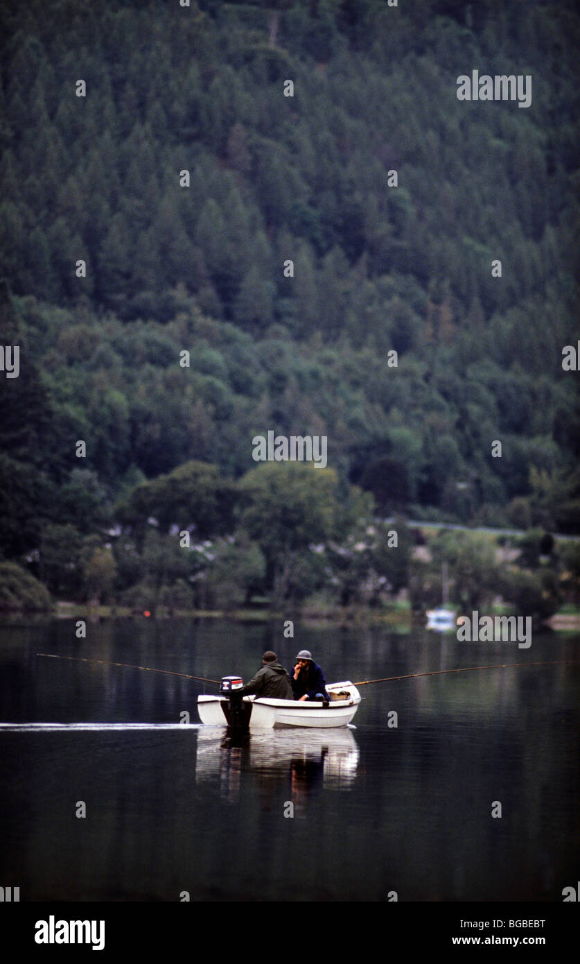 Two men fishing from a boat hi-res stock photography and images - Alamy