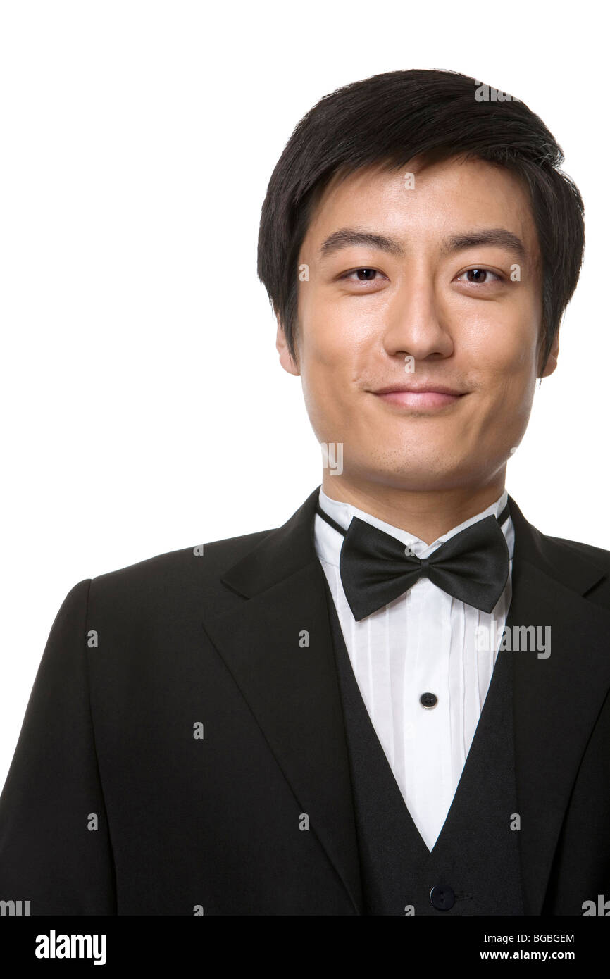 Smiling Service Staff Stock Photo - Alamy