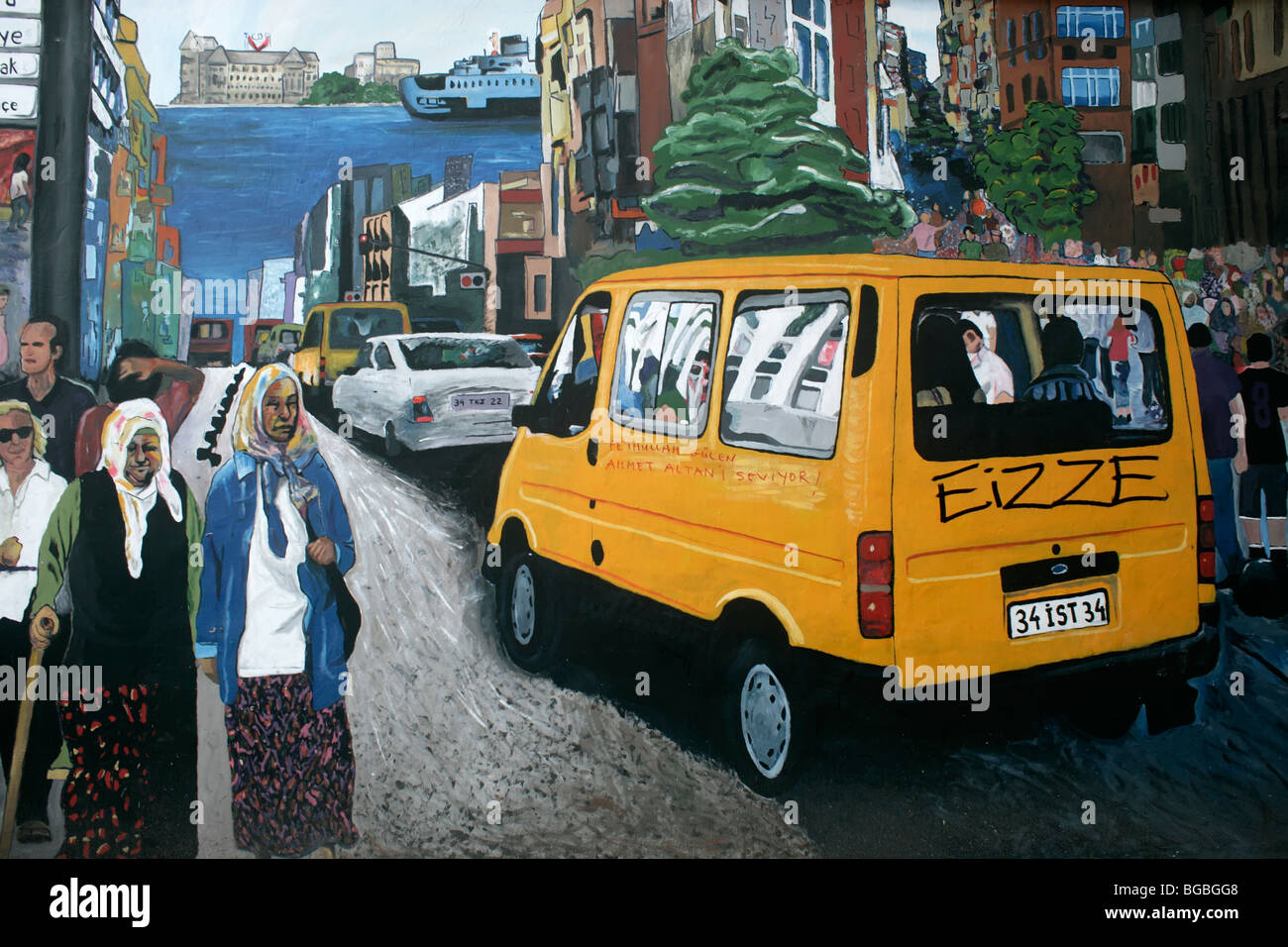 Mural in istanbul hi-res stock photography and images - Alamy