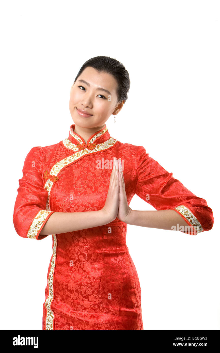 Smiling Service Staff Stock Photo - Alamy