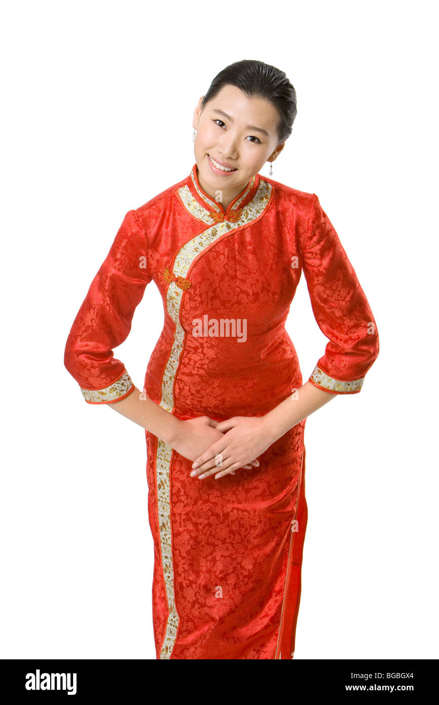 Smiling Service Staff Stock Photo - Alamy