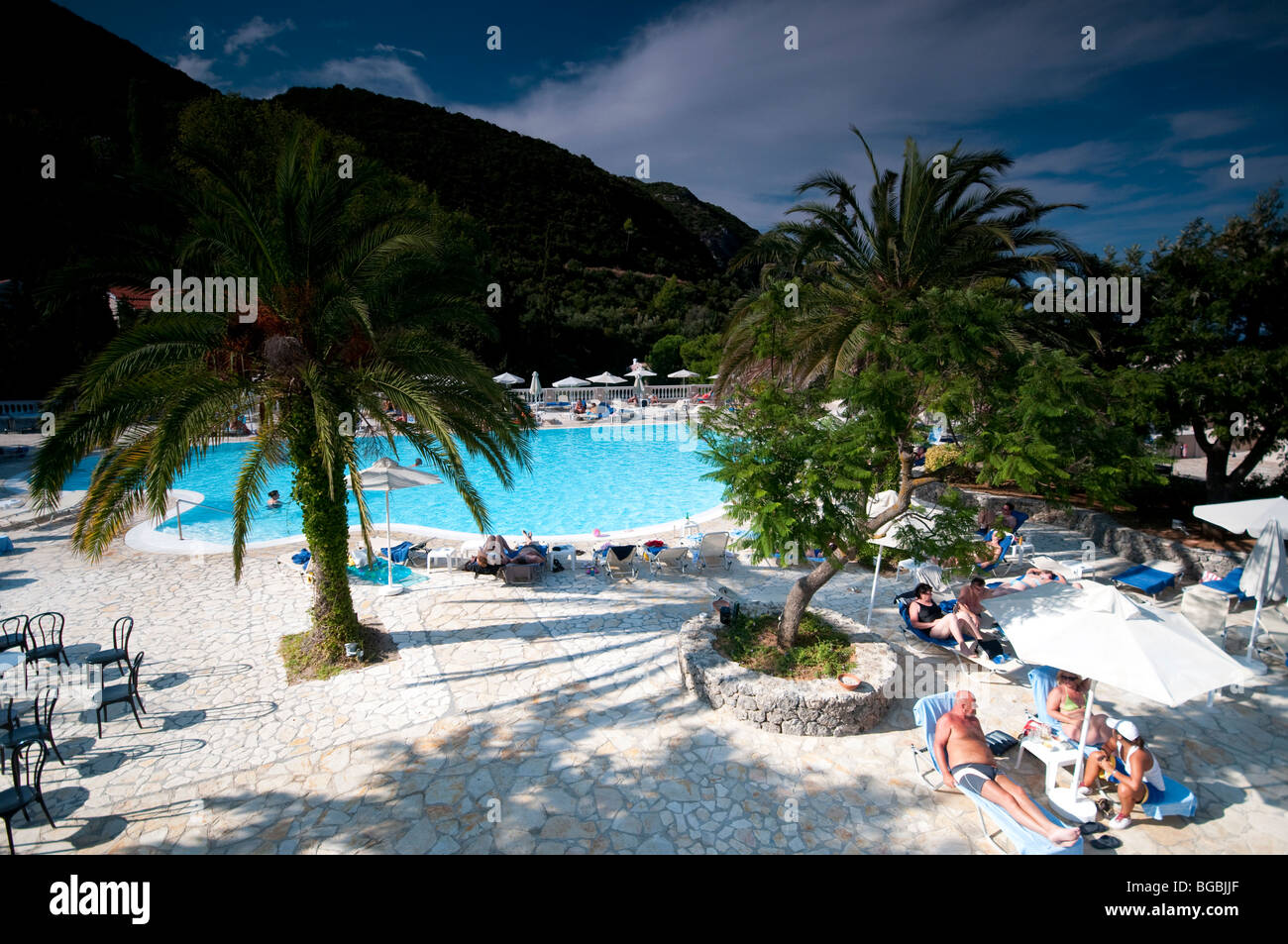 Marbella Hotel, Corfu, Greece Stock Photo - Alamy