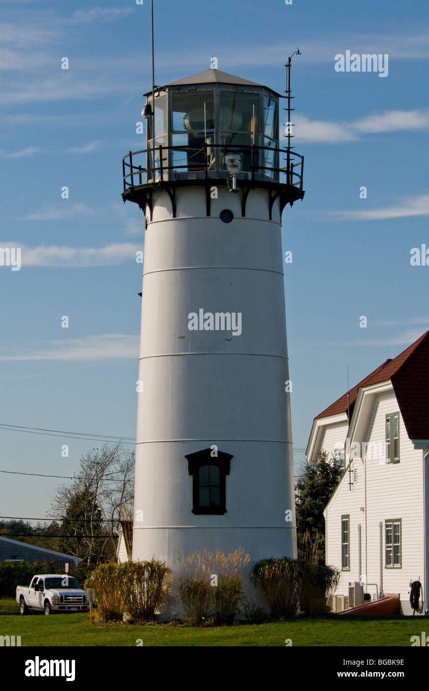 Chatham Light House, Chatham, Cape Cod, Massachusetts, USA Stock Photo ...