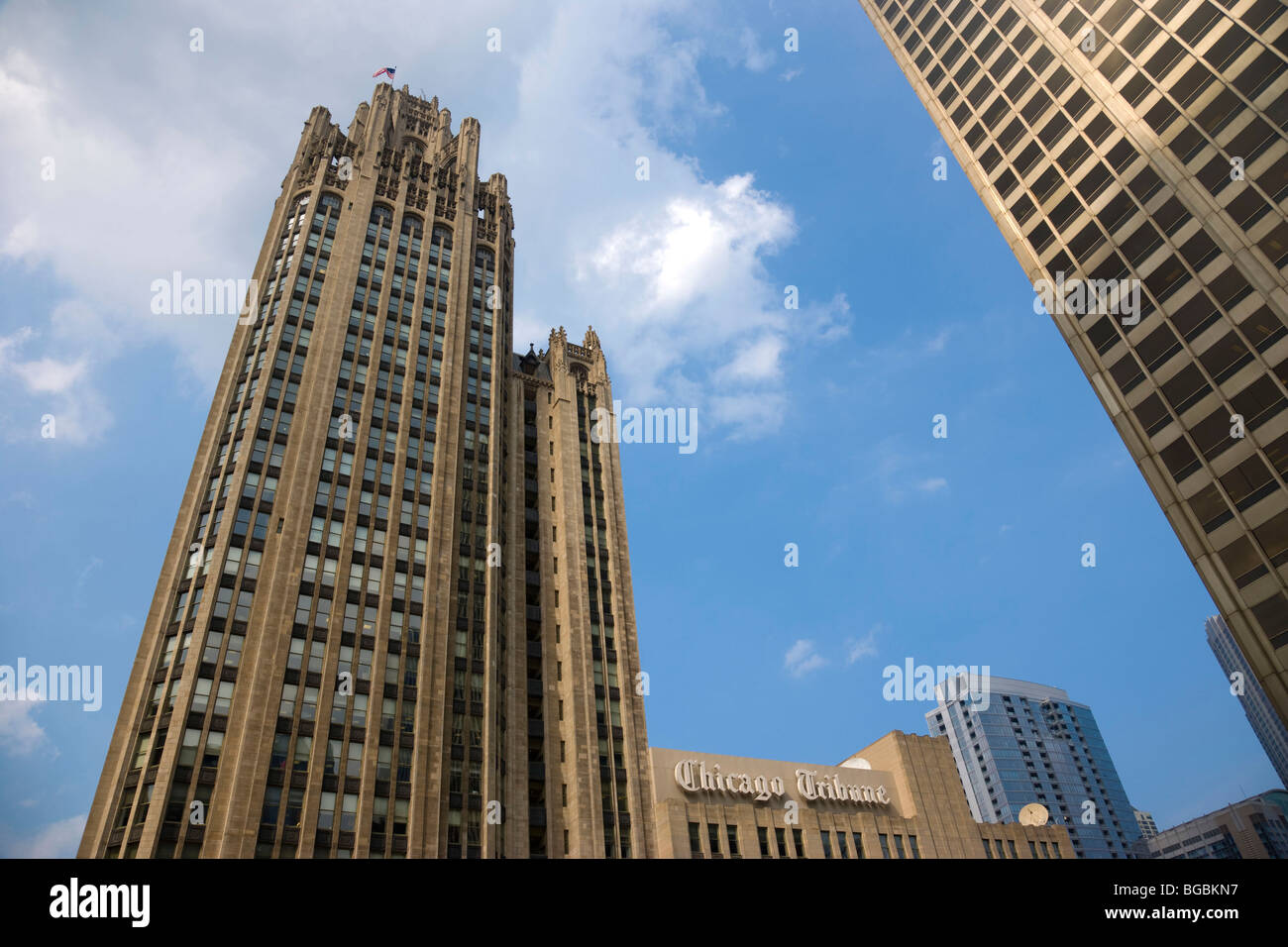 Chicago Tribune Building, Chicago, Illinois, USA Stock Photo - Alamy