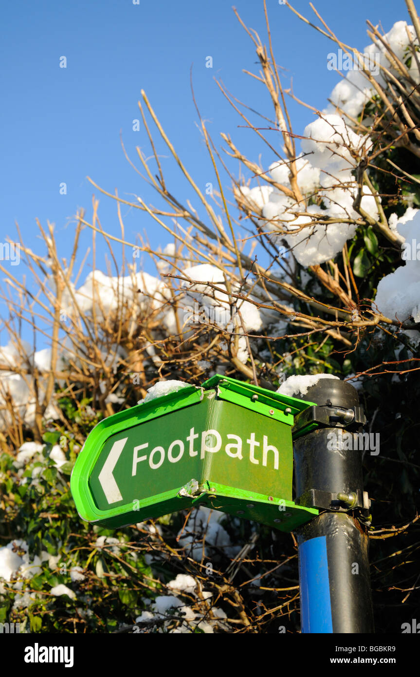 Diverted footpath hi-res stock photography and images - Alamy