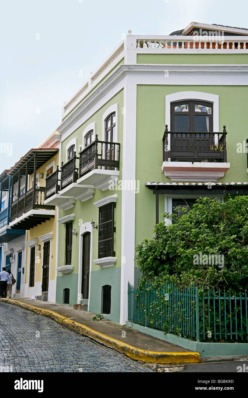 Historic Old San Juan Puerto Rico and its colorful buildings Stock ...
