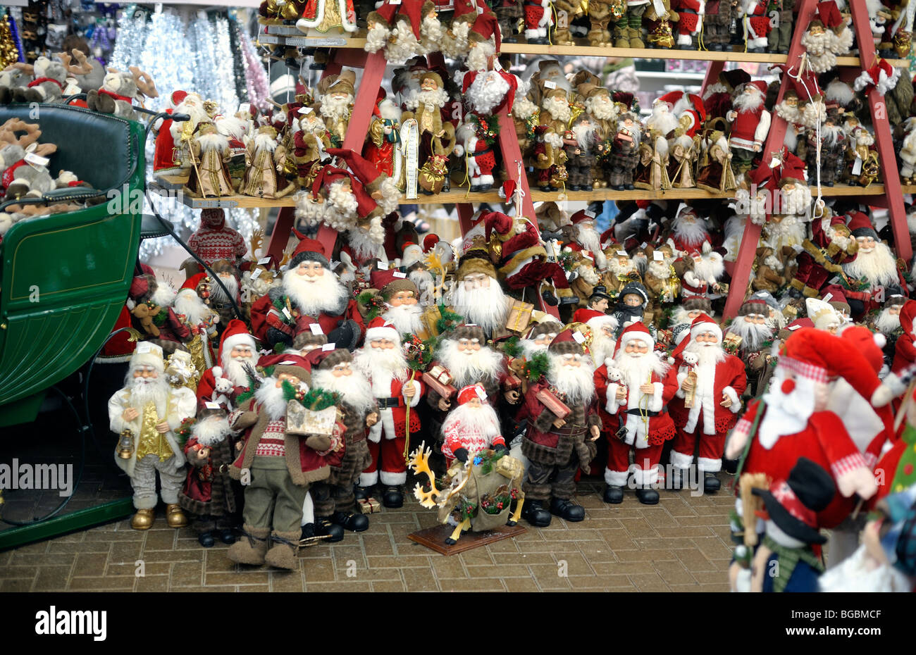 Large variety father christmas models hi-res stock photography and ...