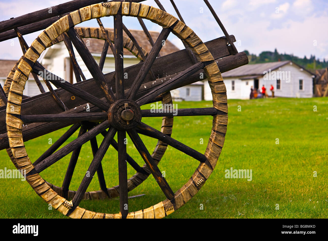 Red river cart hi-res stock photography and images - Alamy