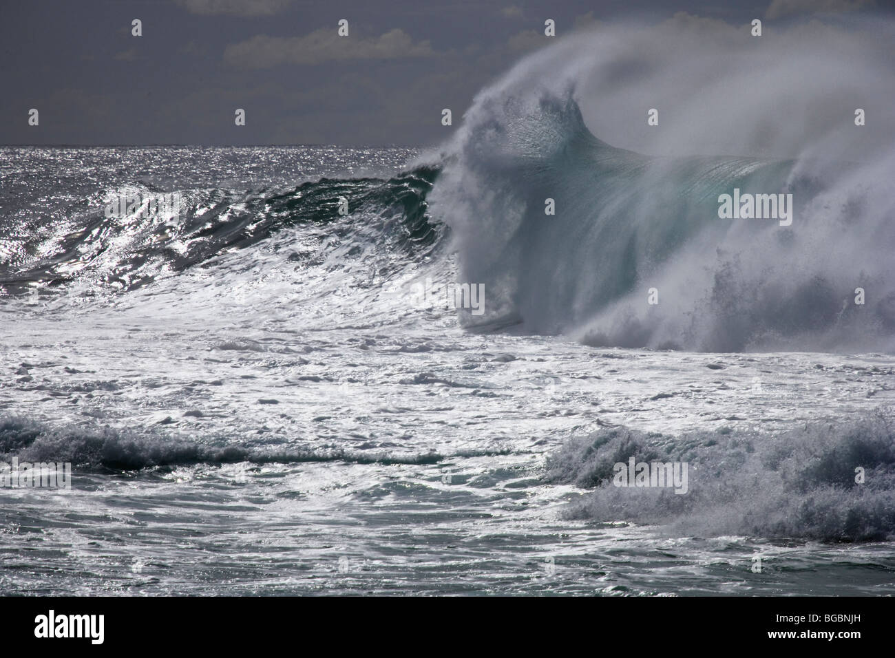 Big Surf at Sunset Beach, North Shore, Oahu, Hawaii Stock Photo - Alamy