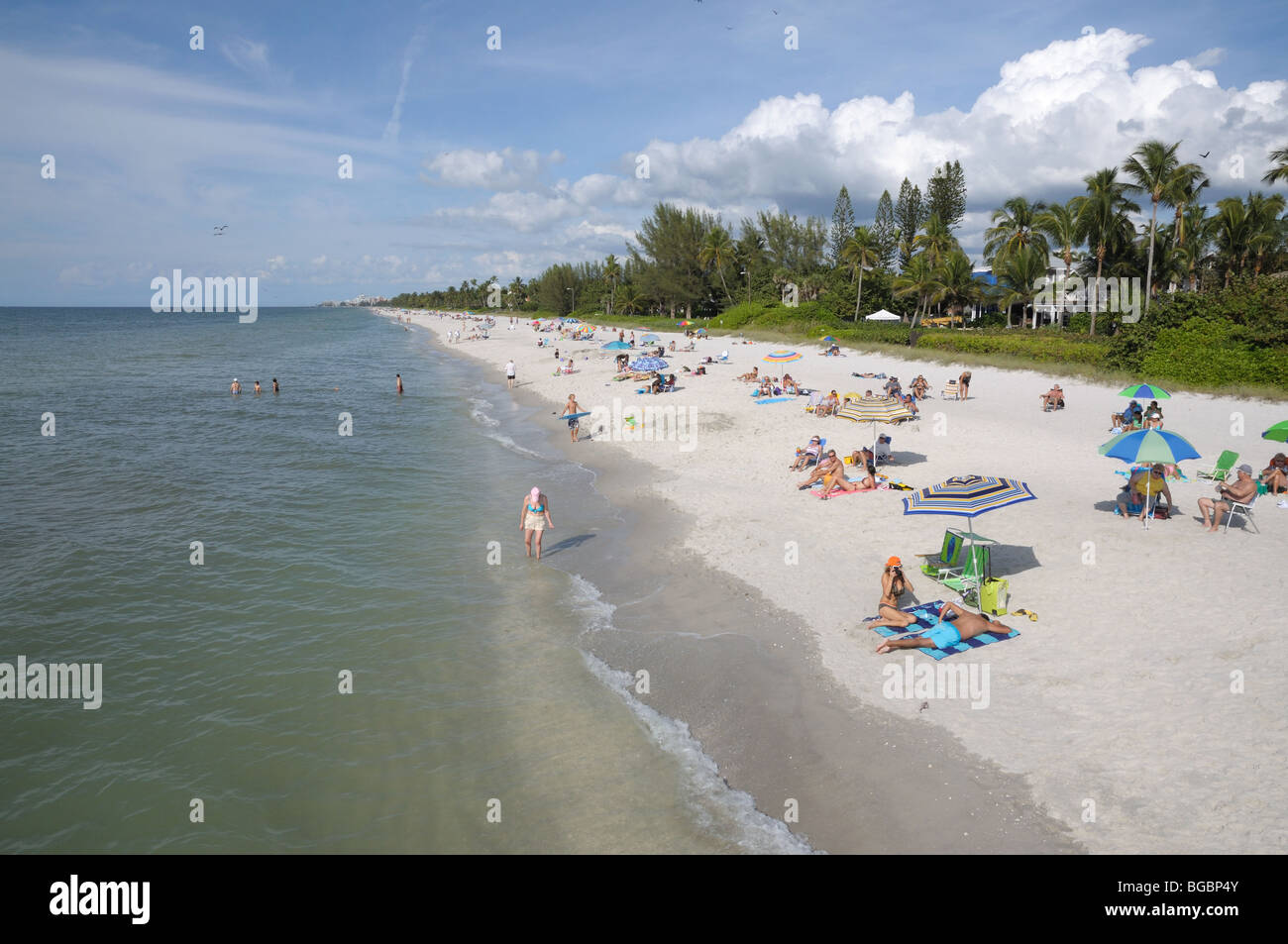 Beach in Naples, Florida Stock Photo - Alamy