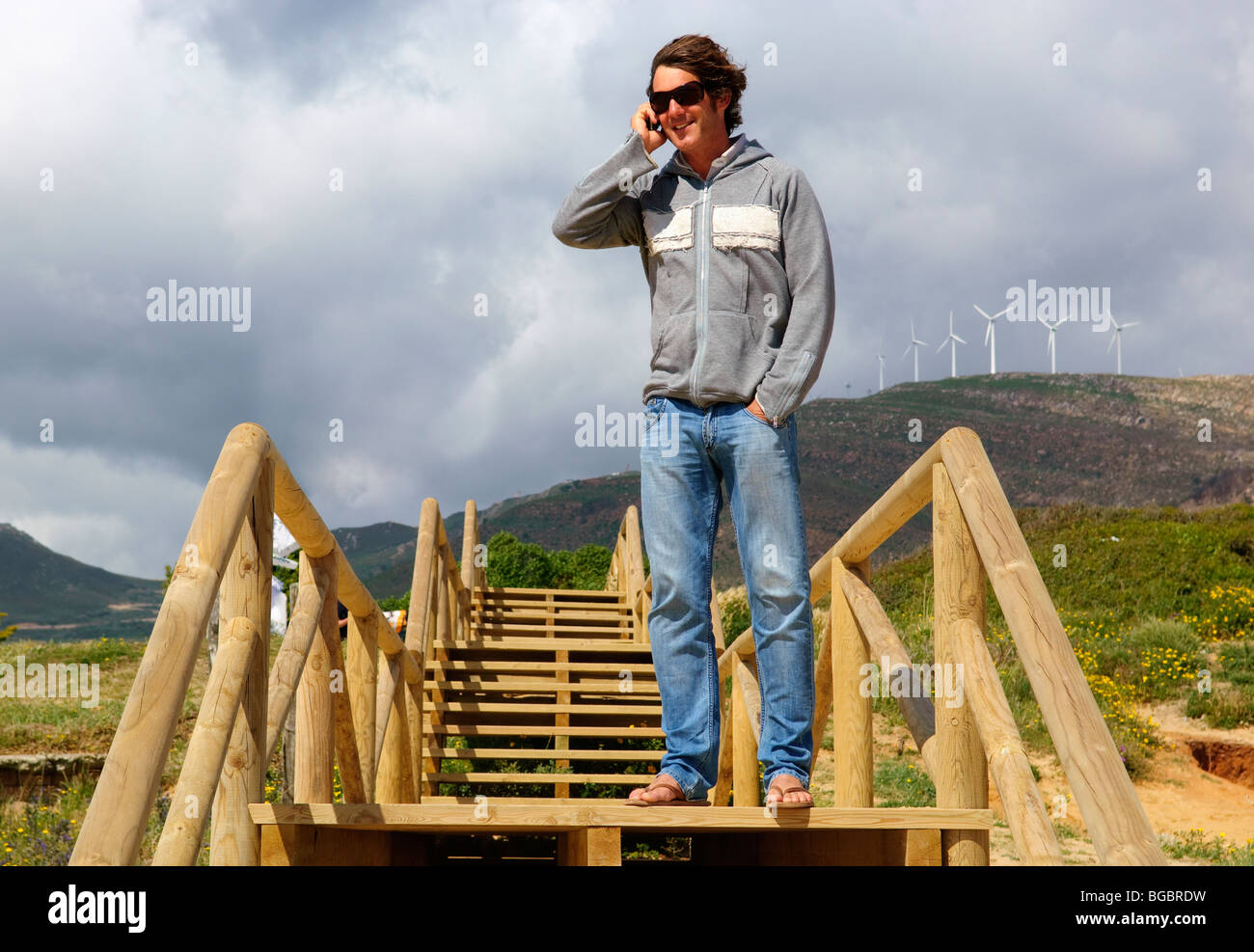 Windy stairs hi-res stock photography and images - Alamy