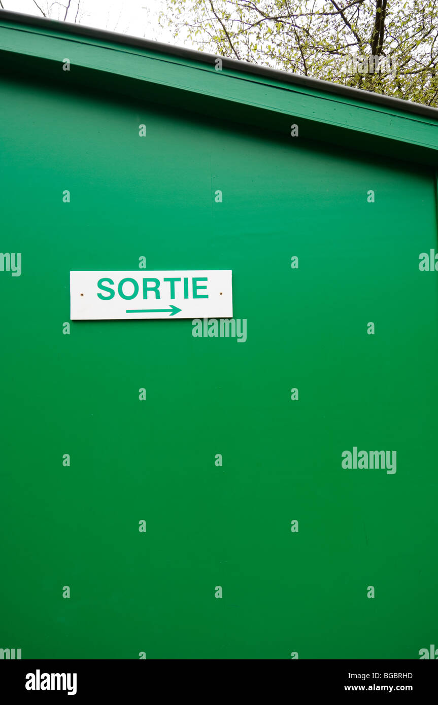 Sortie sign hi-res stock photography and images - Alamy