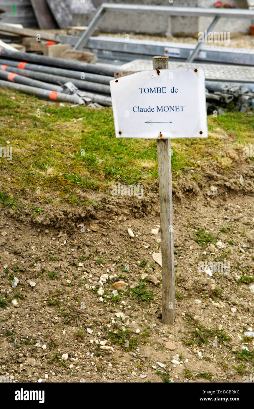Claude monet grave hi-res stock photography and images - Alamy