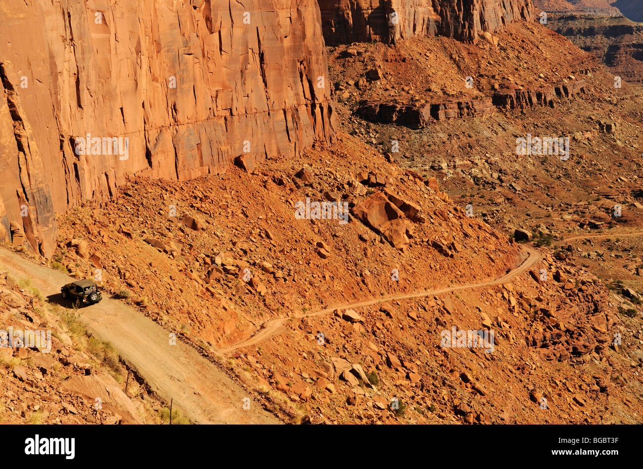 Jeep on the White Rim Trail, Moab, Utah, USA Stock Photo - Alamy
