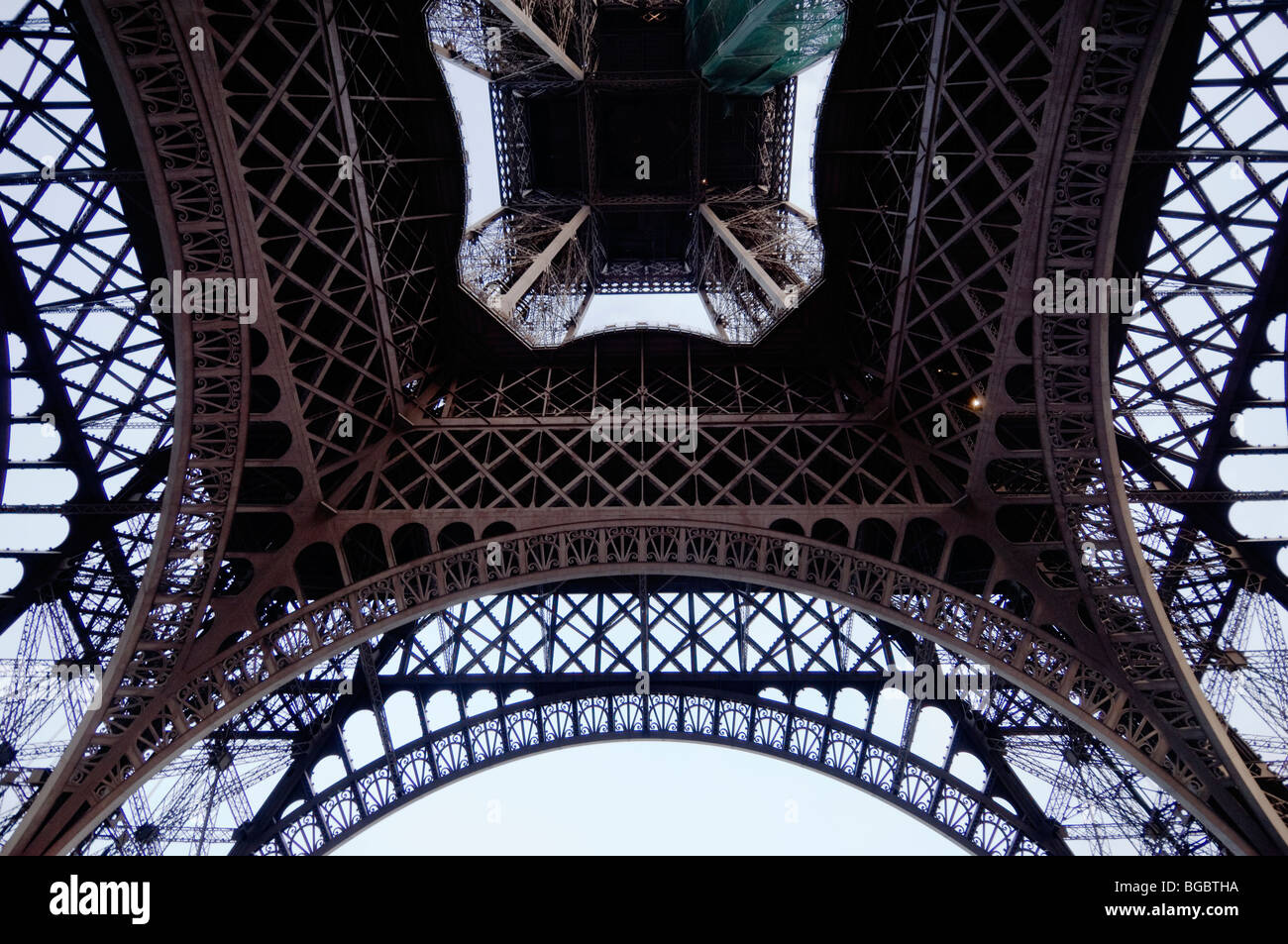 Inside eiffel tower hi-res stock photography and images - Alamy