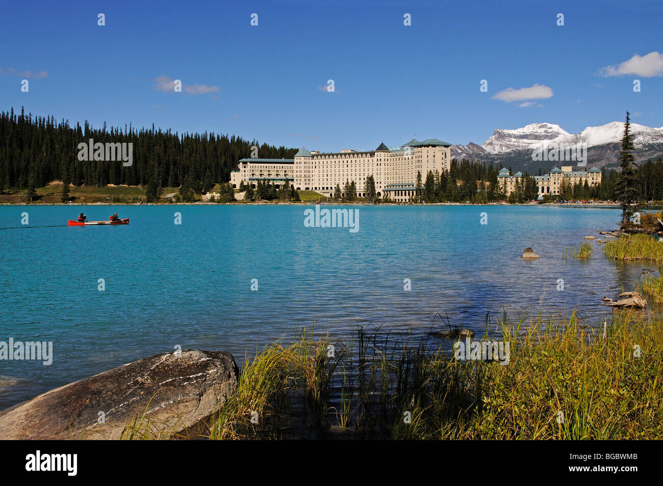 Hotel Fairmont Chateau, Lake Louise, Banff National Park, Alberta ...