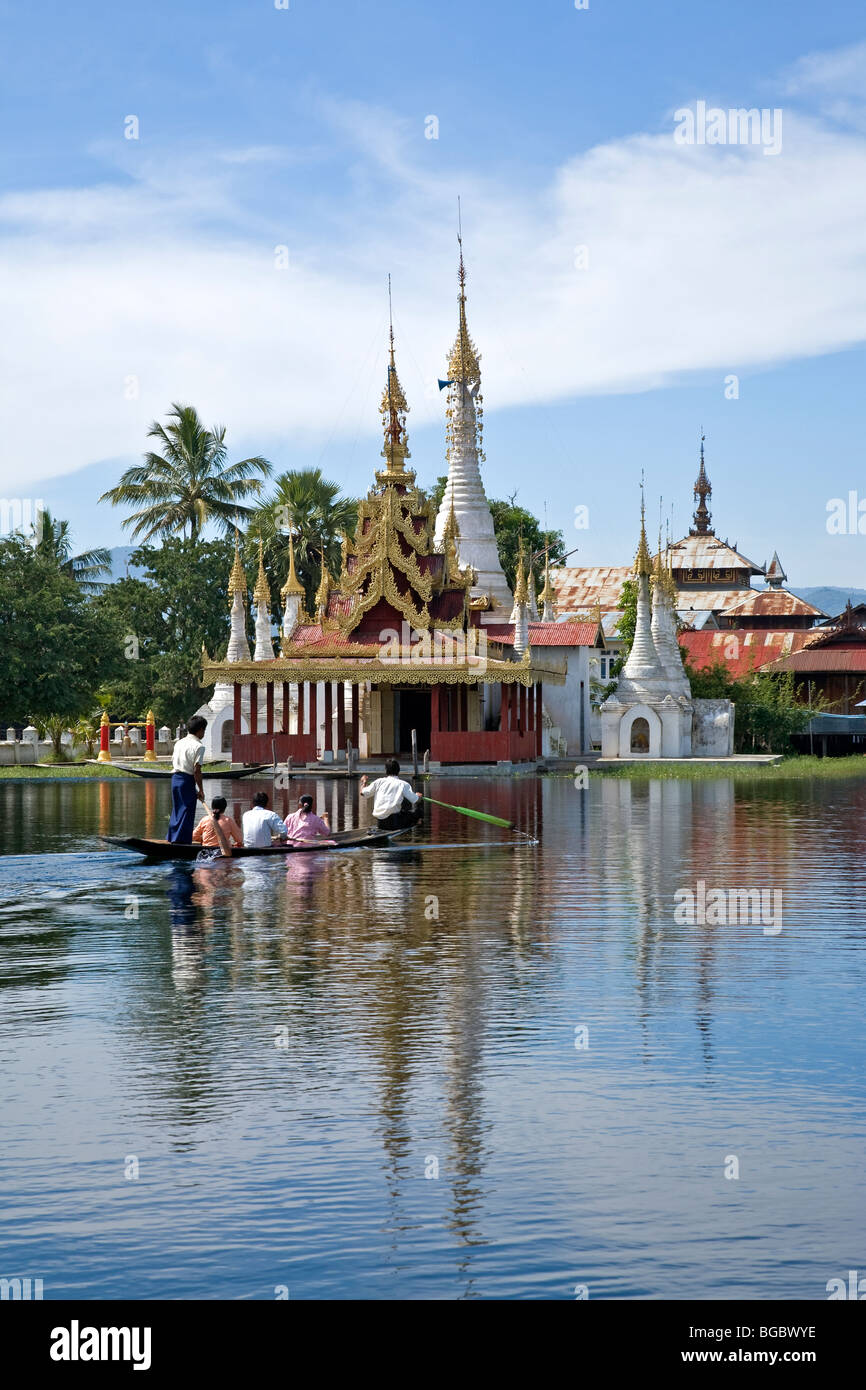 Buddhist temple. Inle Lake. Myanmar Stock Photo - Alamy
