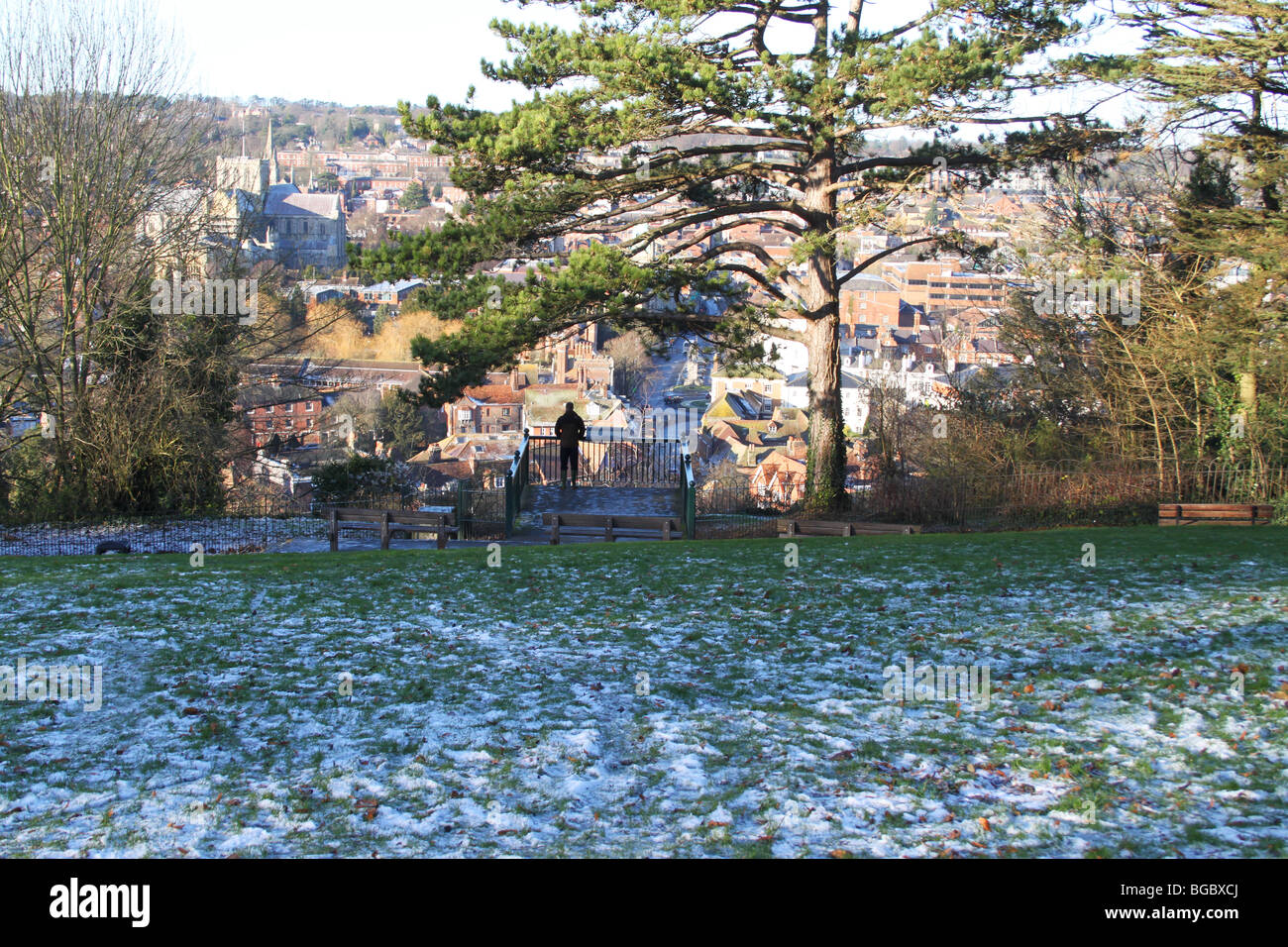 Winchester hill winter hi-res stock photography and images - Alamy
