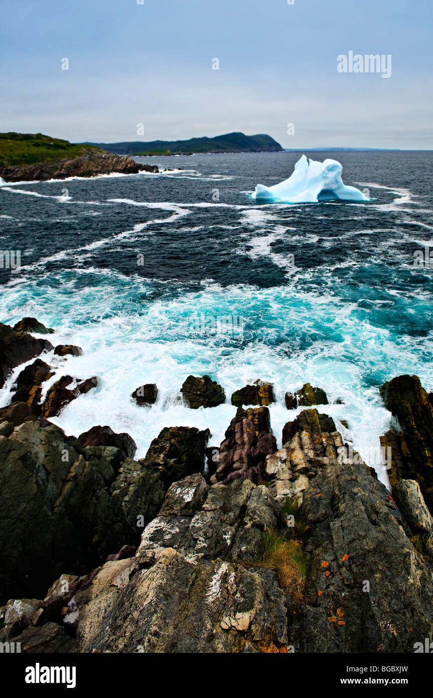 Melting iceberg off the coast of Newfoundland, Canada Stock Photo - Alamy