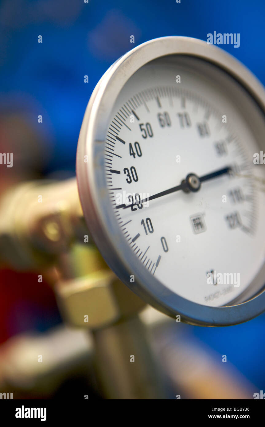 Pressure valve at hydro electric generator Stock Photo - Alamy