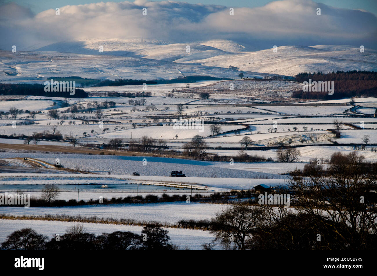 The Cheviot Hills in Northumberland Stock Photo - Alamy