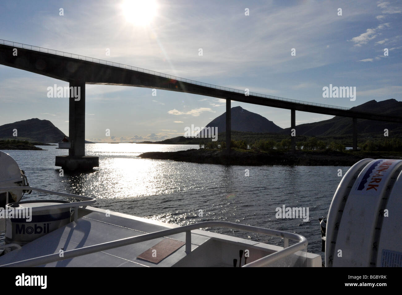 Norland (Norway ) hasmany bridges including the Helgeland Bridge ...
