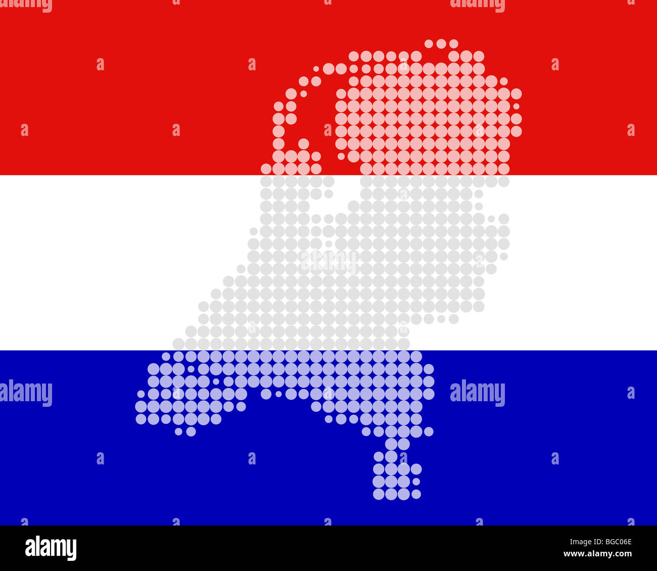 Map and flag of the Netherlands Stock Photo - Alamy