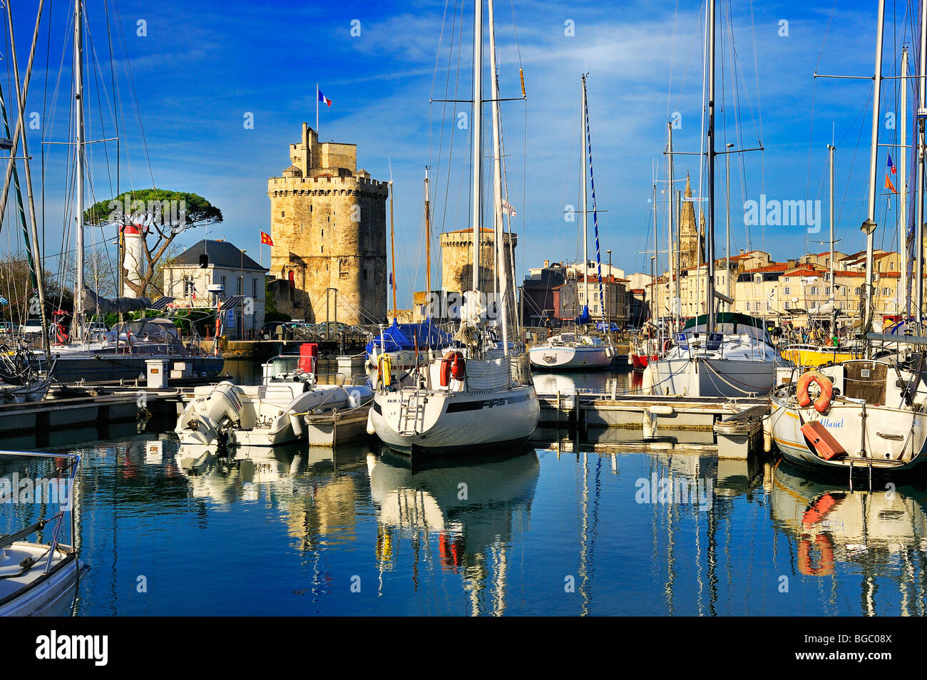 La Rochelle; the harbour Stock Photo - Alamy