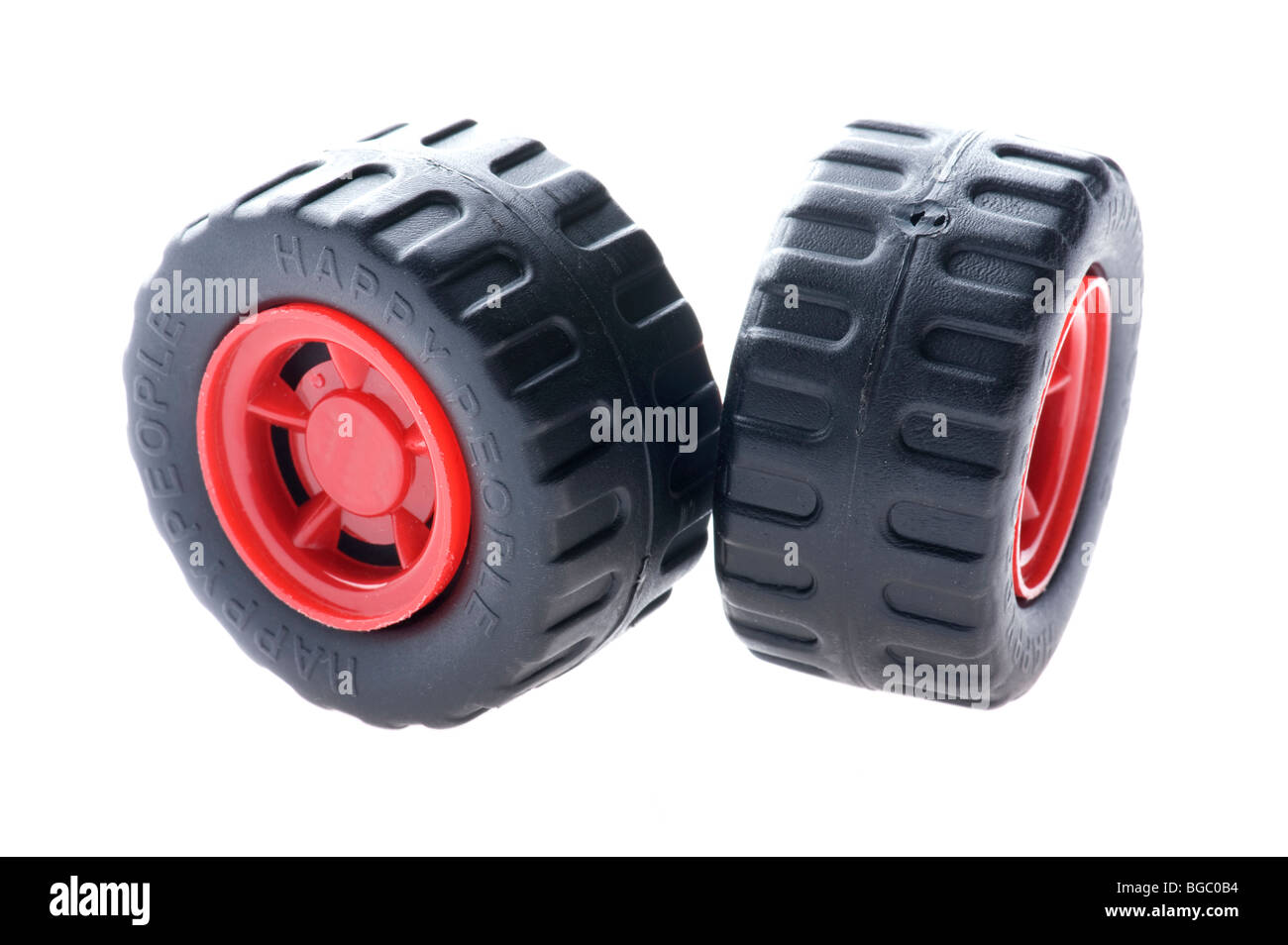 object isolated on white background toy wheel Stock Photo - Alamy