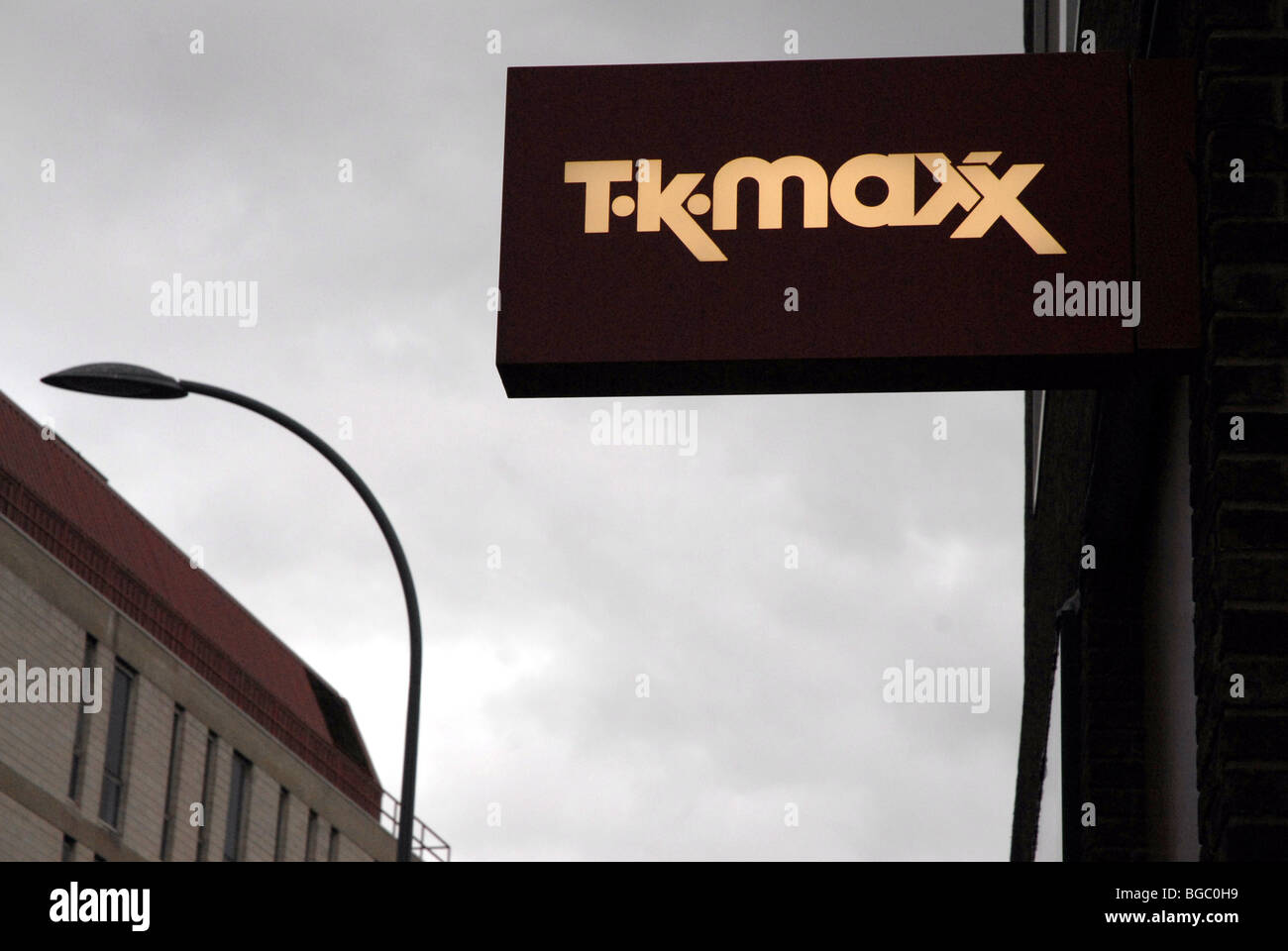 TK Max sign Stock Photo - Alamy