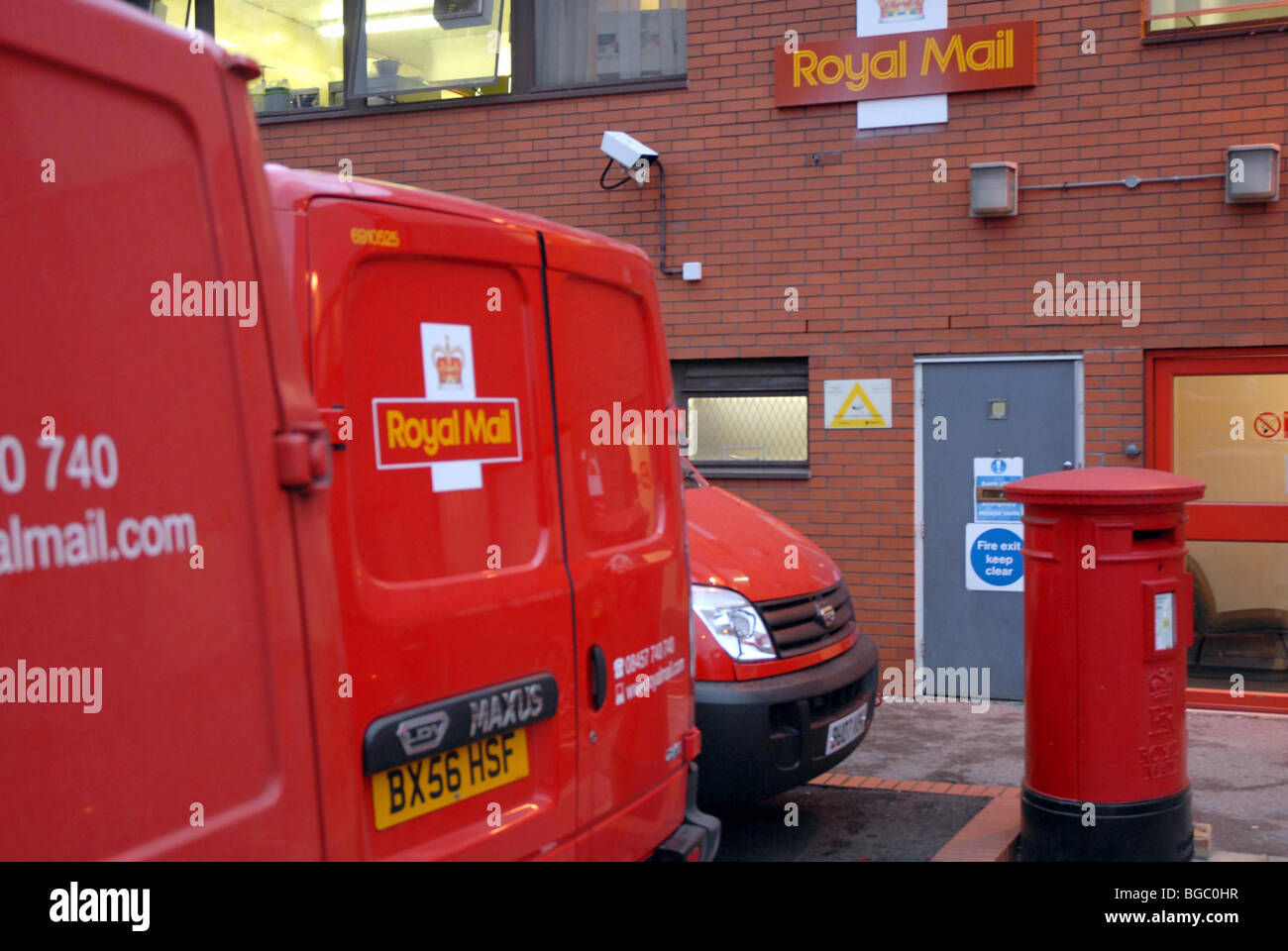 Post Office Van Stock Photo - Alamy