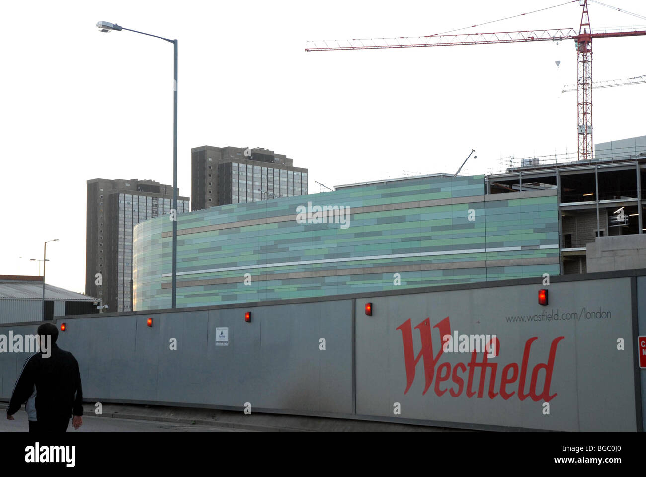 Construction westfield white city development hi-res stock photography ...