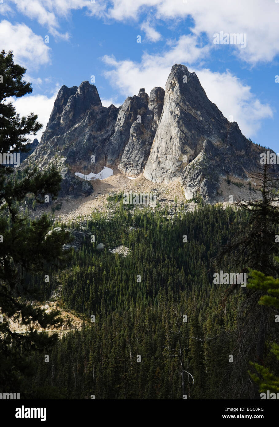 Liberty bell mountain washington pass hi-res stock photography and ...