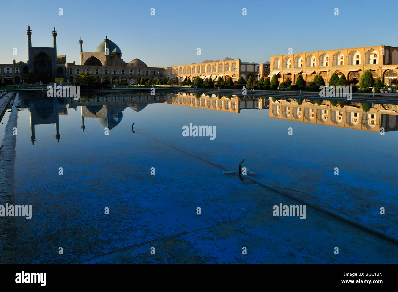 Reflection of the Shah or Imam, Emam Mosque at Meidan-e Emam, Naqsh-e ...