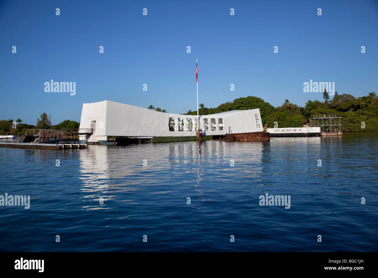 USS Arizona Memorial, Pearl Harbor, Oahu, Hawaii Stock Photo - Alamy