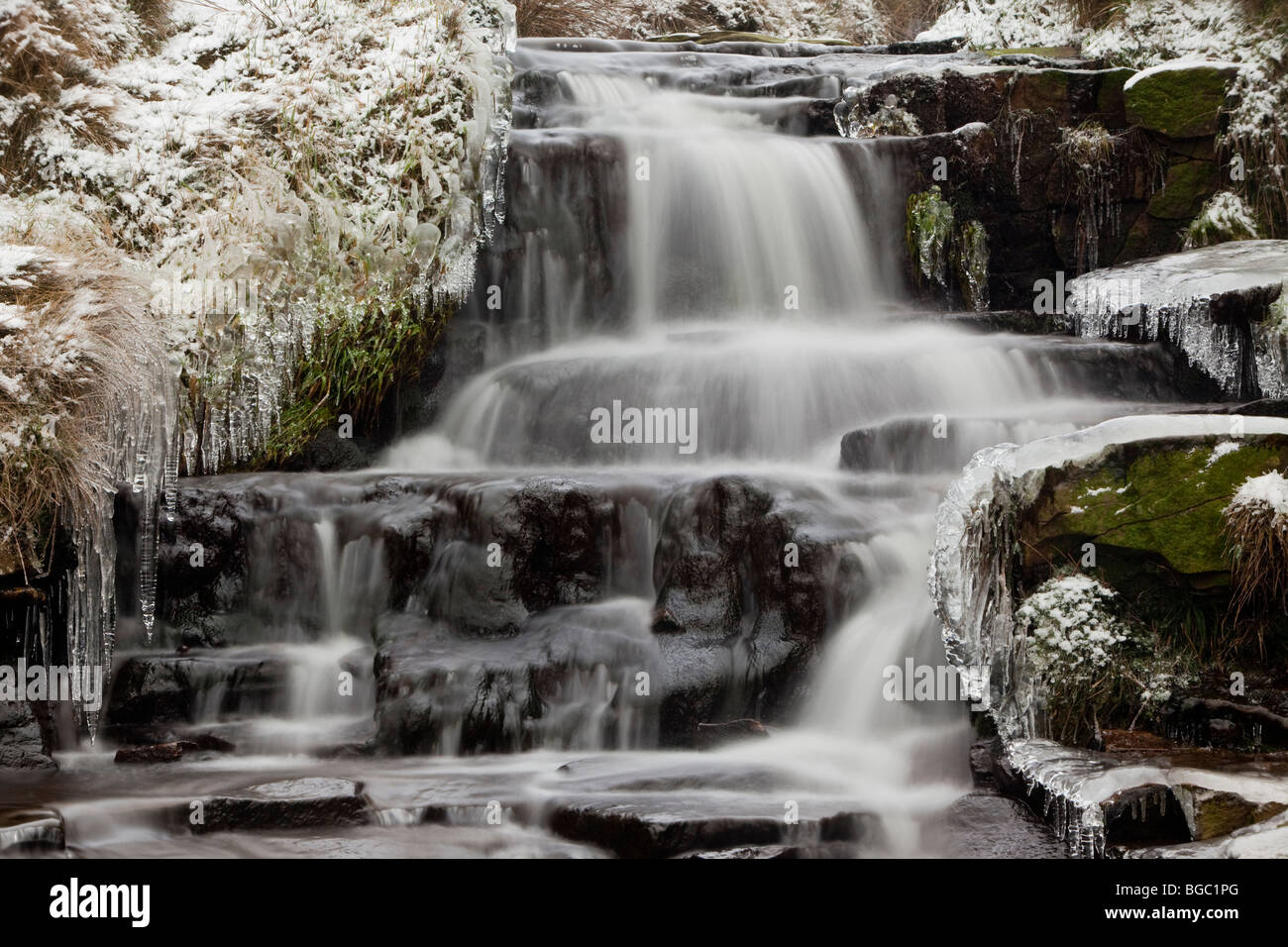 Derbyshire waterfall hi-res stock photography and images - Alamy