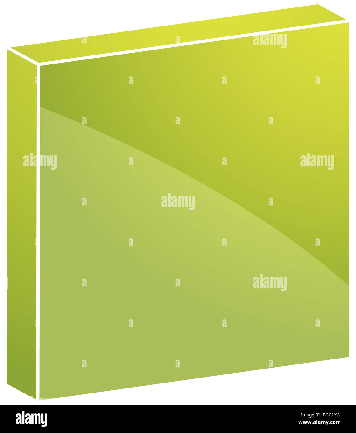 Stop Audio icon illustration, 3d square shape Stock Photo - Alamy