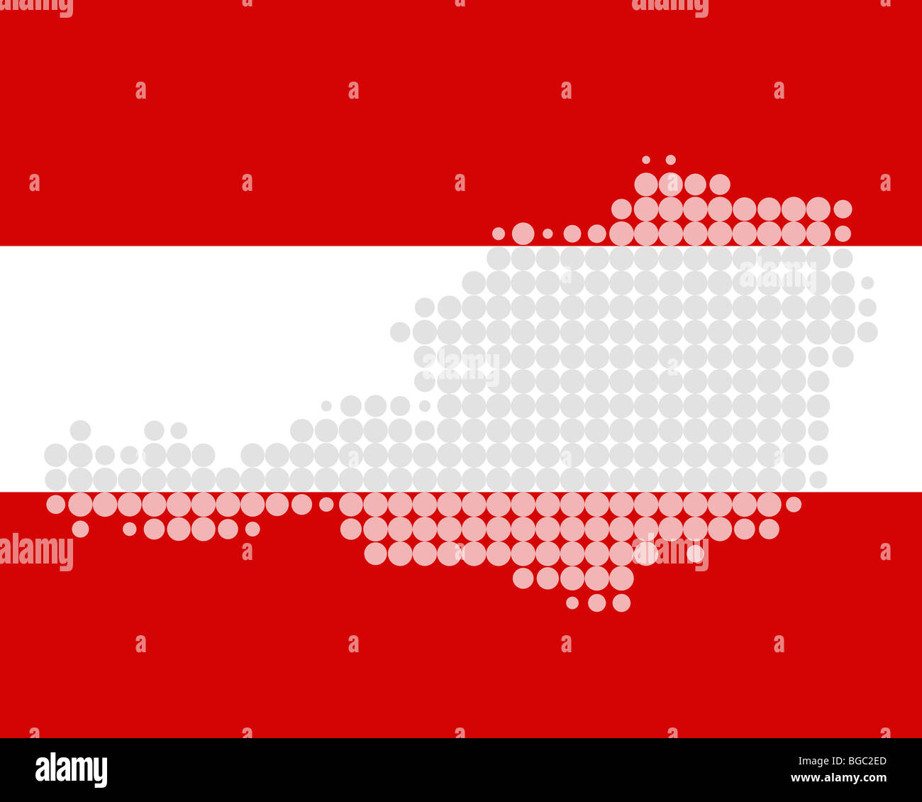 Map and flag of Austria Stock Photo - Alamy