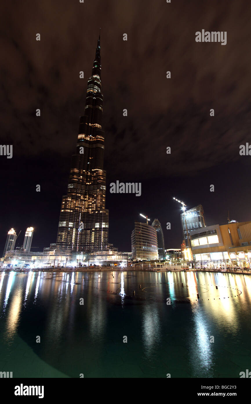 The Burj Dubai or Dubai Tower, the current tallest building in the ...