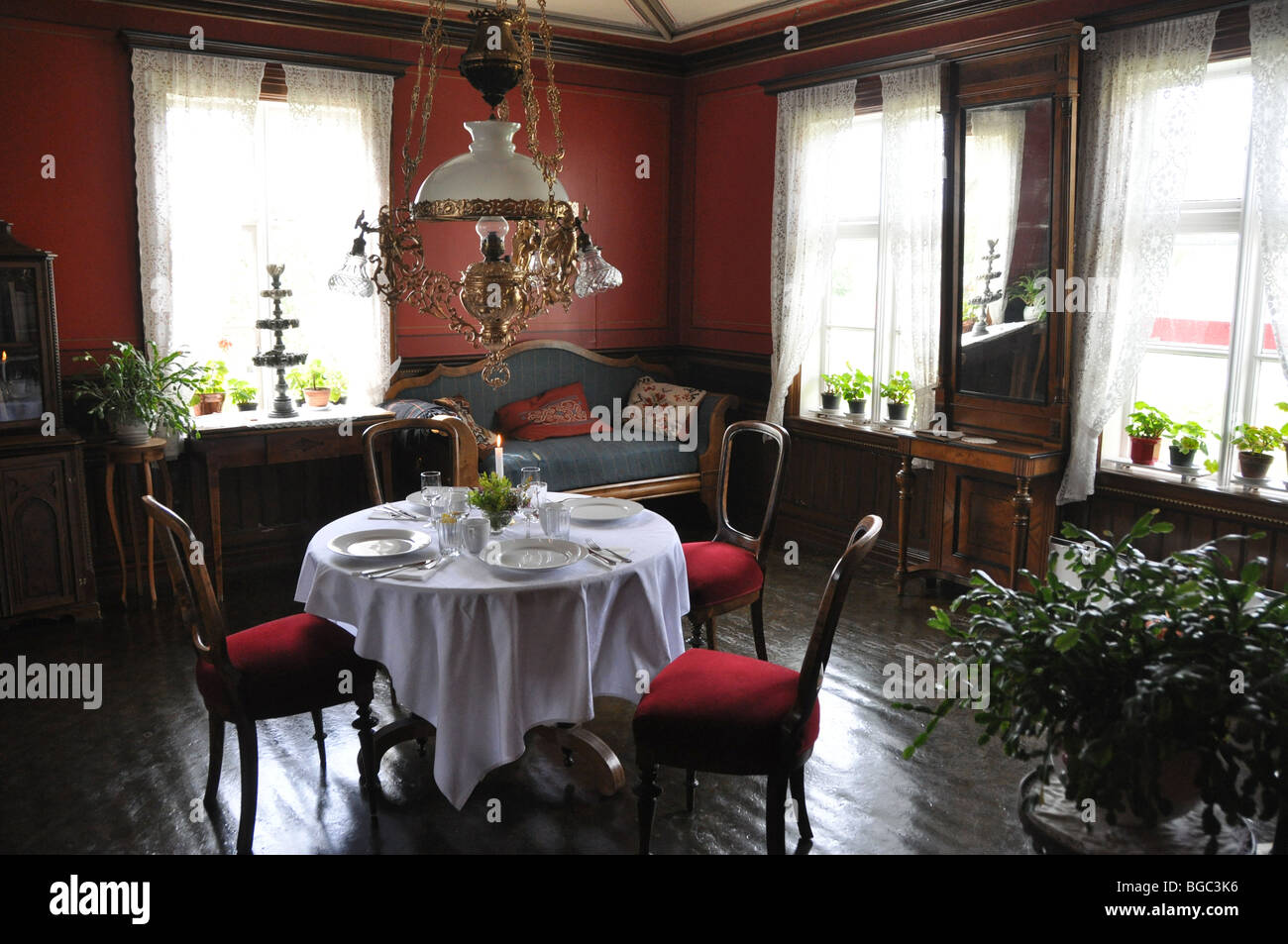 Oppeid, Dining Room -Haramoy Bygdetun (Village Museum) Norland Norway ...