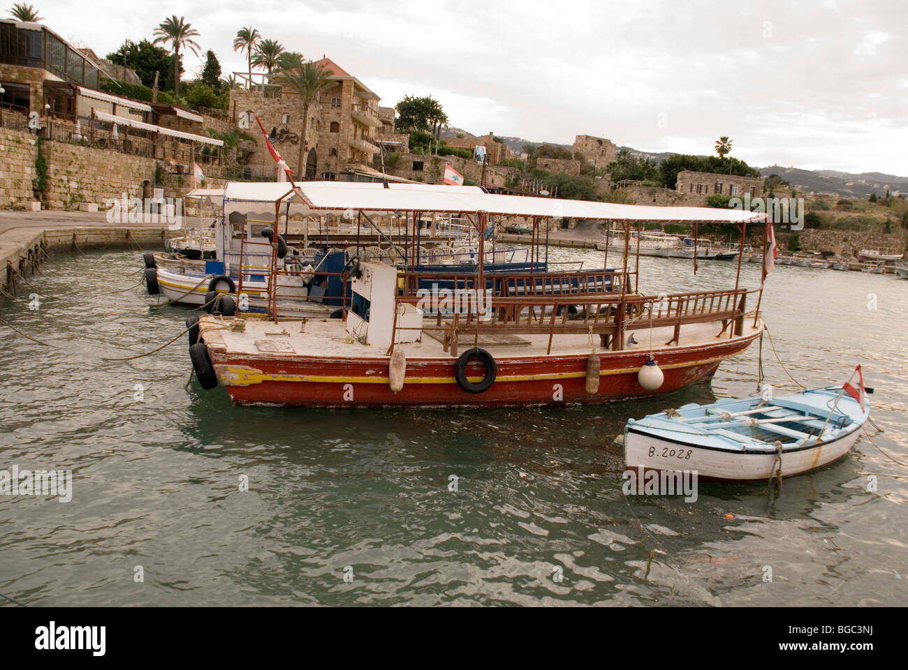 Byblos harbor north Beirut Lebanon Stock Photo - Alamy