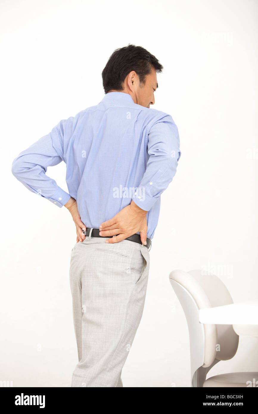 Man pain black white hi-res stock photography and images - Alamy