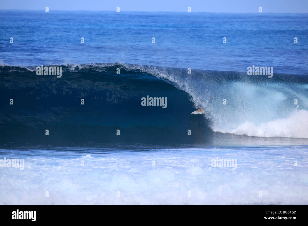 Pipeline Ehukai North Shore Oahu Hawaii Stock Photo - Alamy
